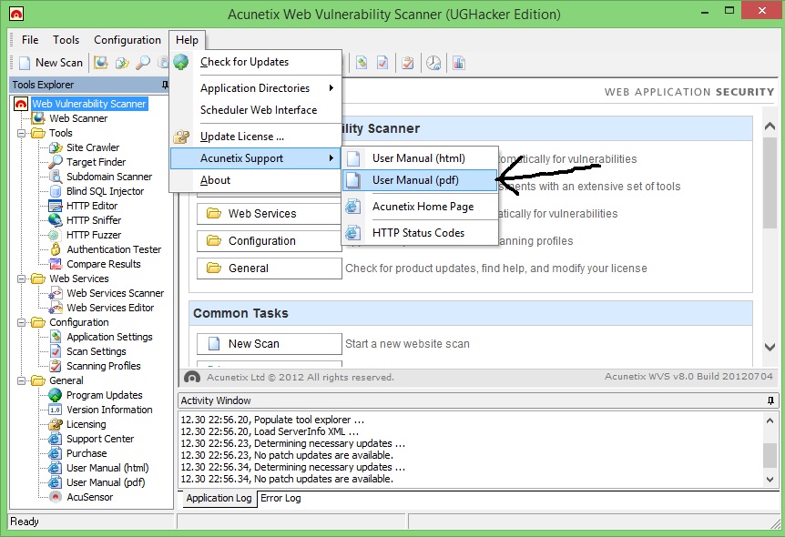 Cài đặt sử dụng Acunetix Web Vulnerability Scanner. | WhiteHat.vn